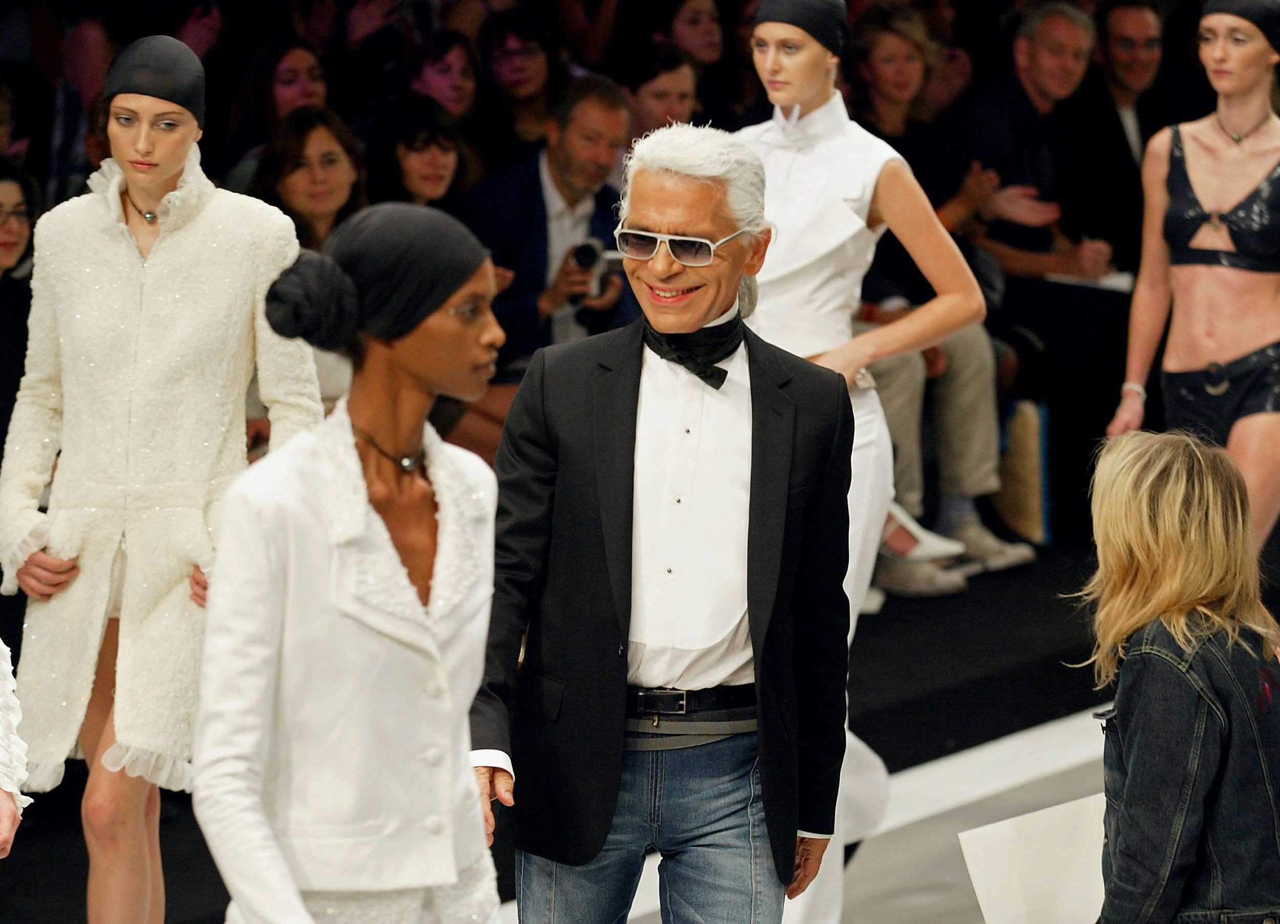 How Karl Lagerfeld’s Signature Look Transformed Over the Years