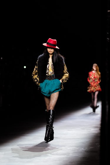 Inside Saint Laurent’s Fall 2019 Show, Where the Clothes Literally Glow ...