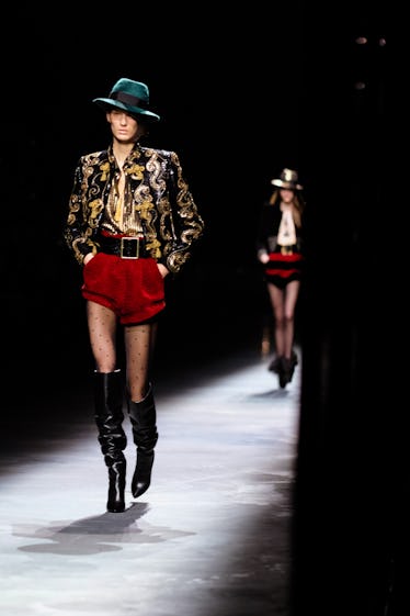 Inside Saint Laurent’s Fall 2019 Show, Where the Clothes Literally Glow ...