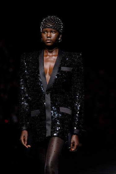 Inside Saint Laurent’s Fall 2019 Show, Where the Clothes Literally Glow ...
