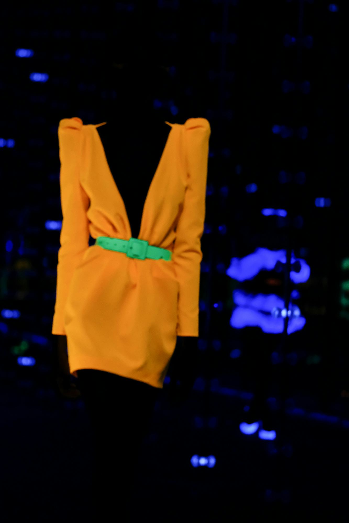 Inside Saint Laurent’s Fall 2019 Show, Where the Clothes Literally Glow ...