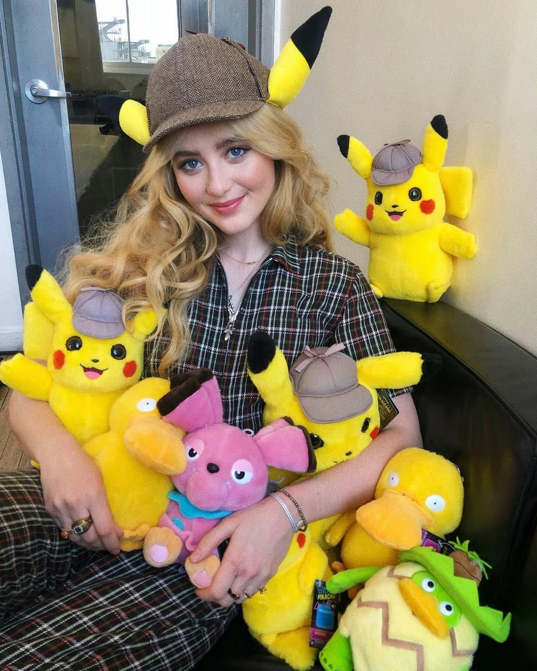 A Celebration of Kathryn Newton s Pokemon Inspired Detective Pikachu Red Carpet Style