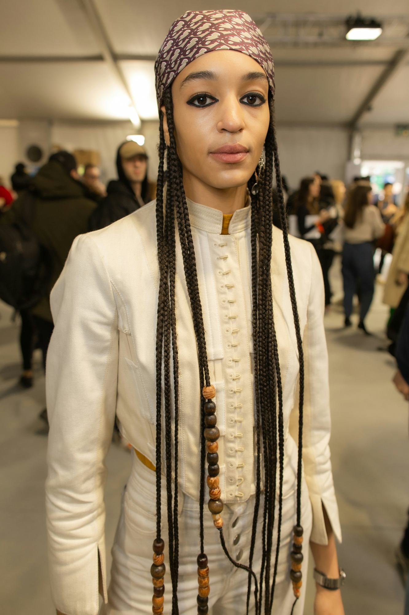 Backstage at the Dior Fall 2020 Runway Show in Paris