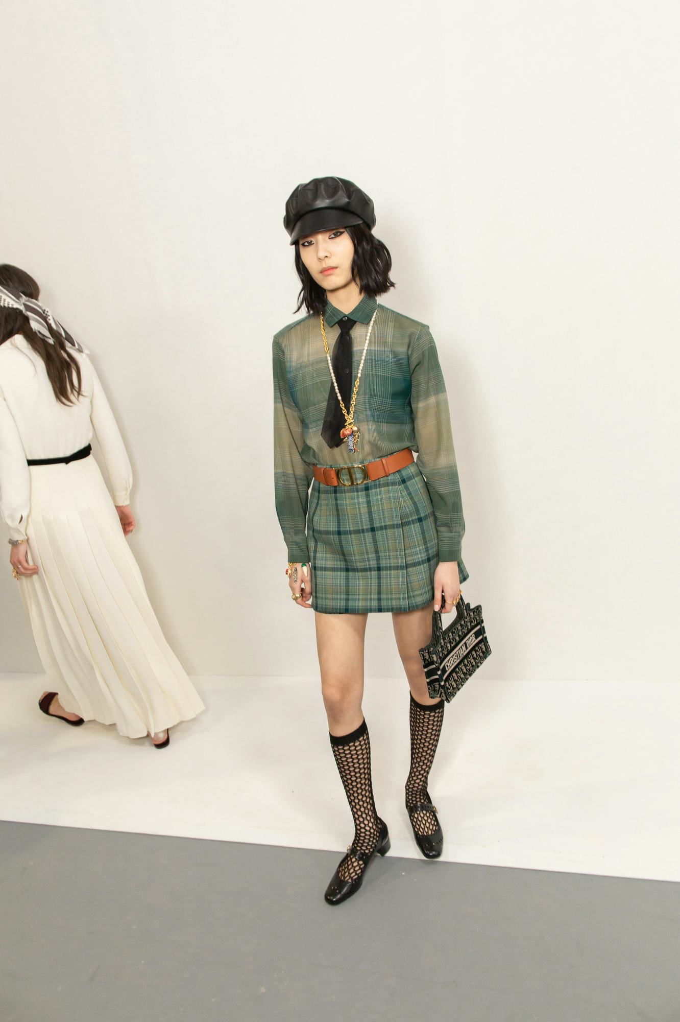 Backstage at the Dior Fall 2020 Runway Show in Paris