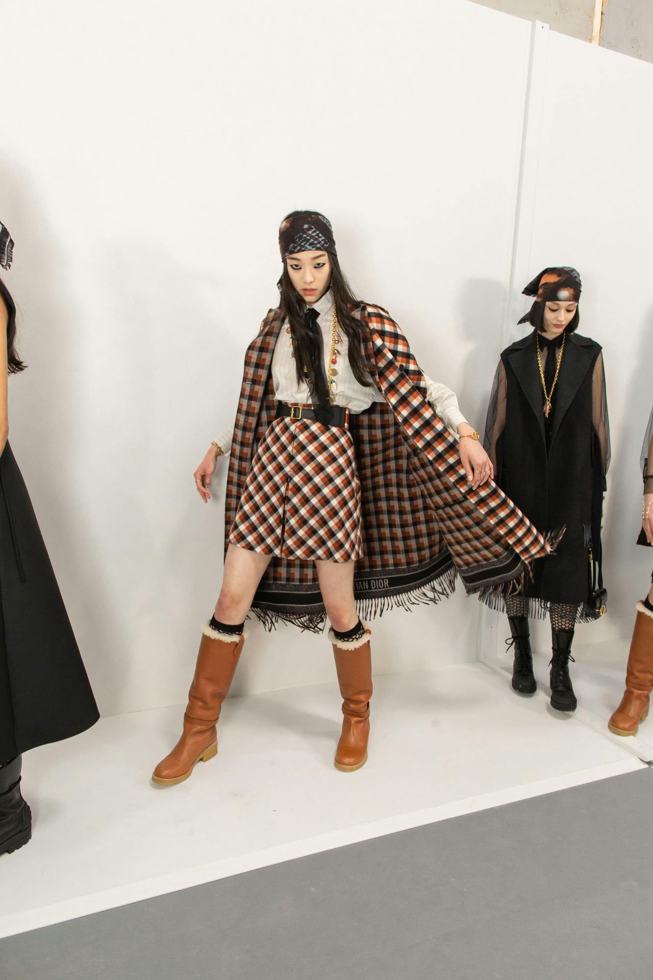 Backstage at the Dior Fall 2020 Runway Show in Paris