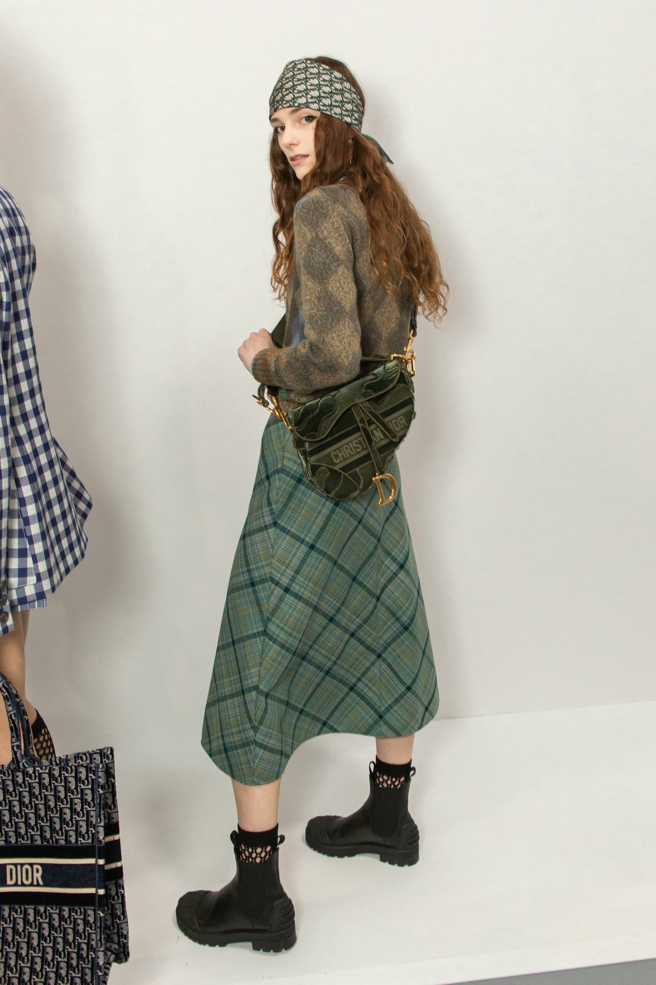 Backstage at the Dior Fall 2020 Runway Show in Paris