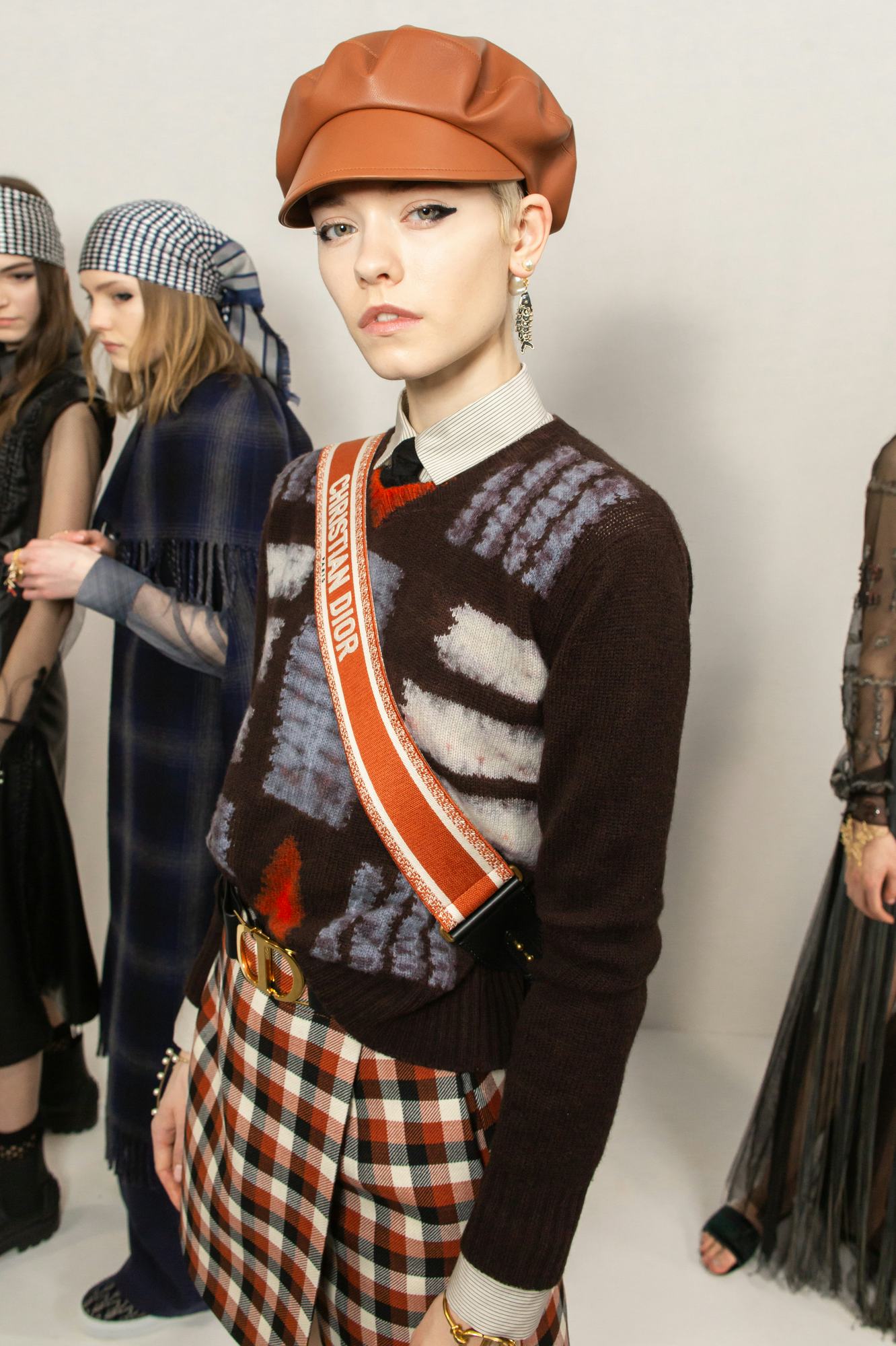 Backstage at the Dior Fall 2020 Runway Show in Paris