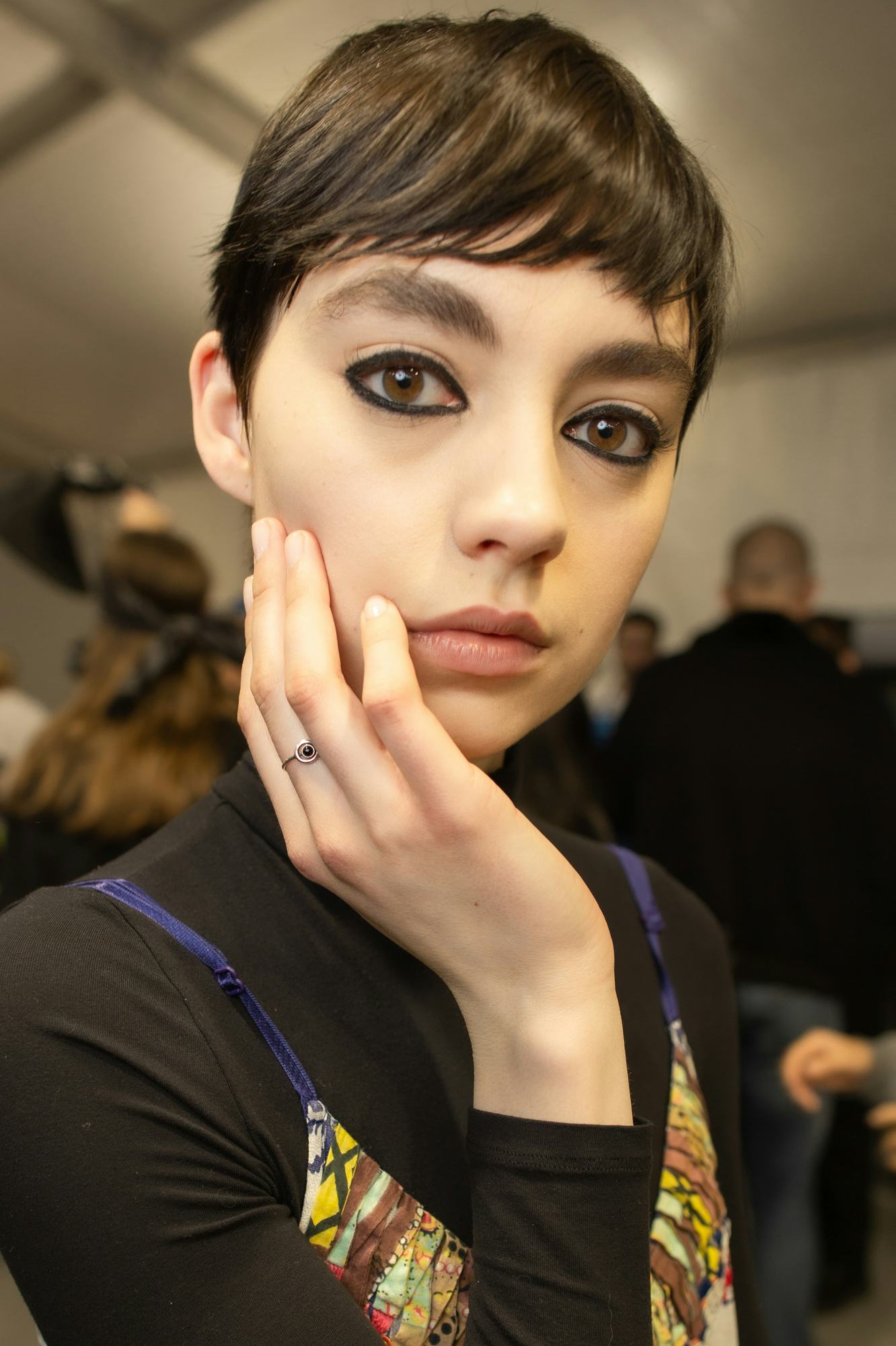 Backstage at the Dior Fall 2020 Runway Show in Paris