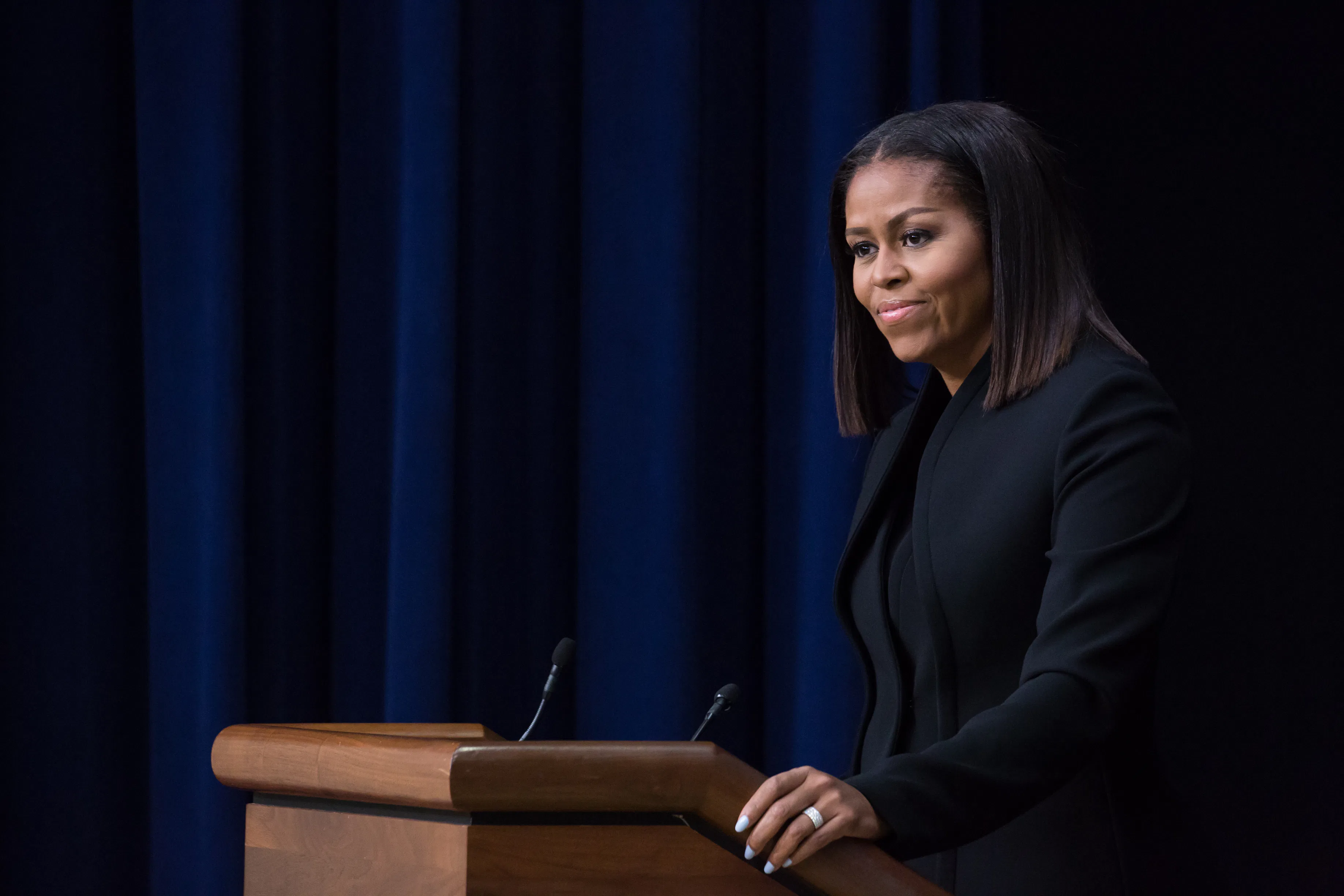 Michelle Obama Condemns Trump Supporters Who “Desecrated” Democracy