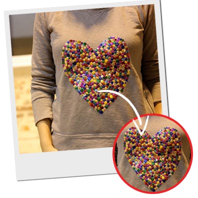 DIY Sparkly Sweatshirt