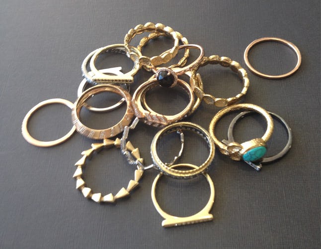 How To Stack Your Rings