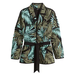 Monday Must-Have: Quilted Tropical-Print Jacket