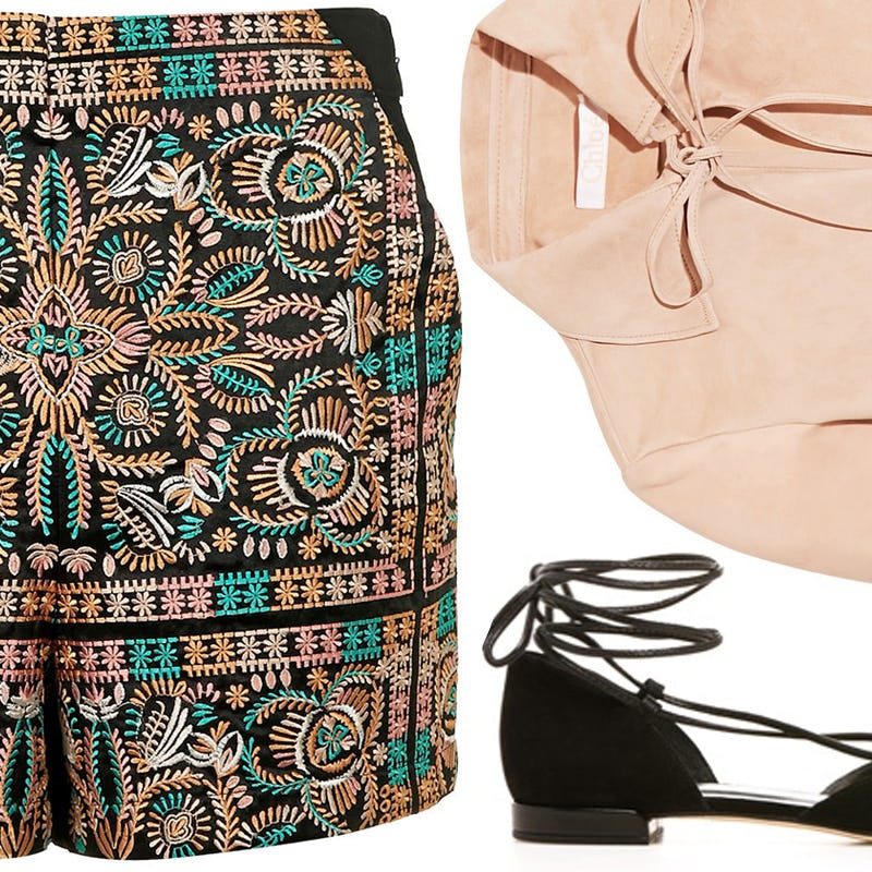 Monday Must-Have: Embroidered City Shorts