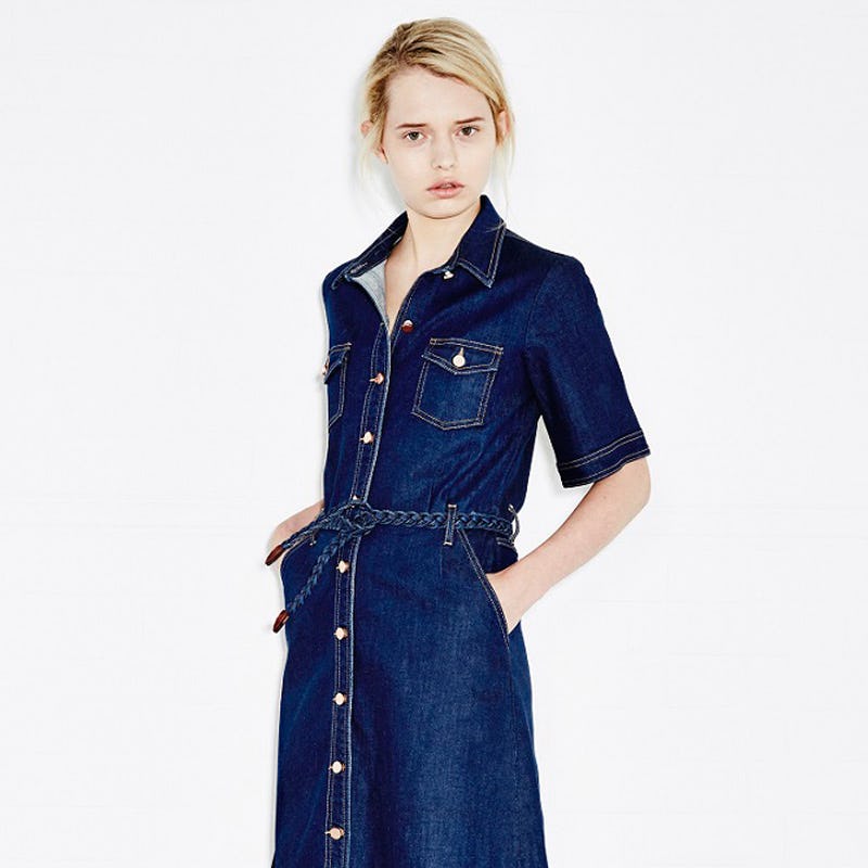How To Style A Denim Dress Now & Later