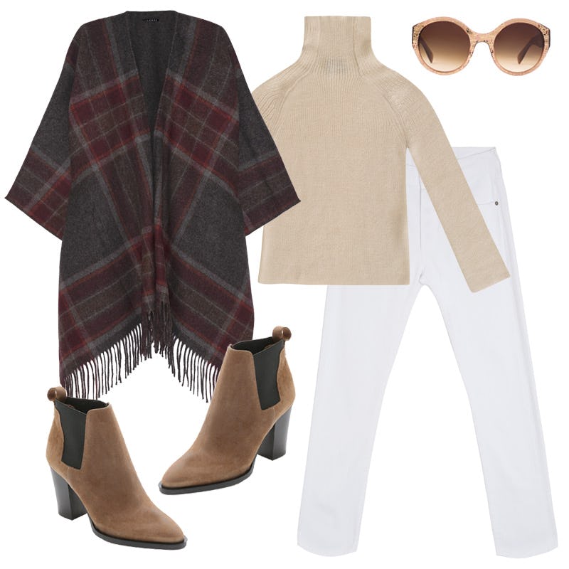 3 Chic Ways To Style A Poncho