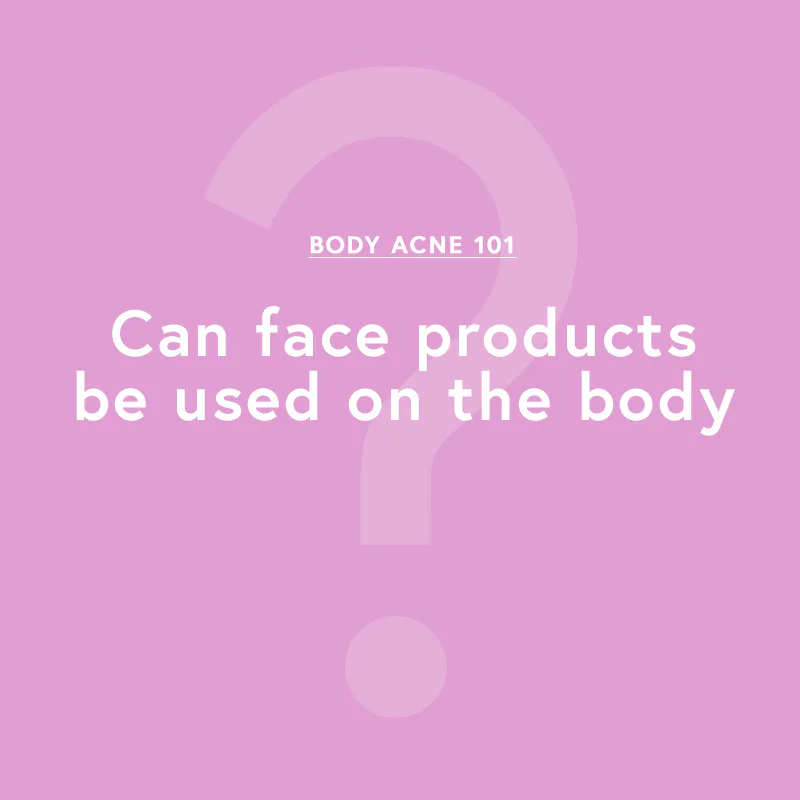 How To Beat Body Acne For Good