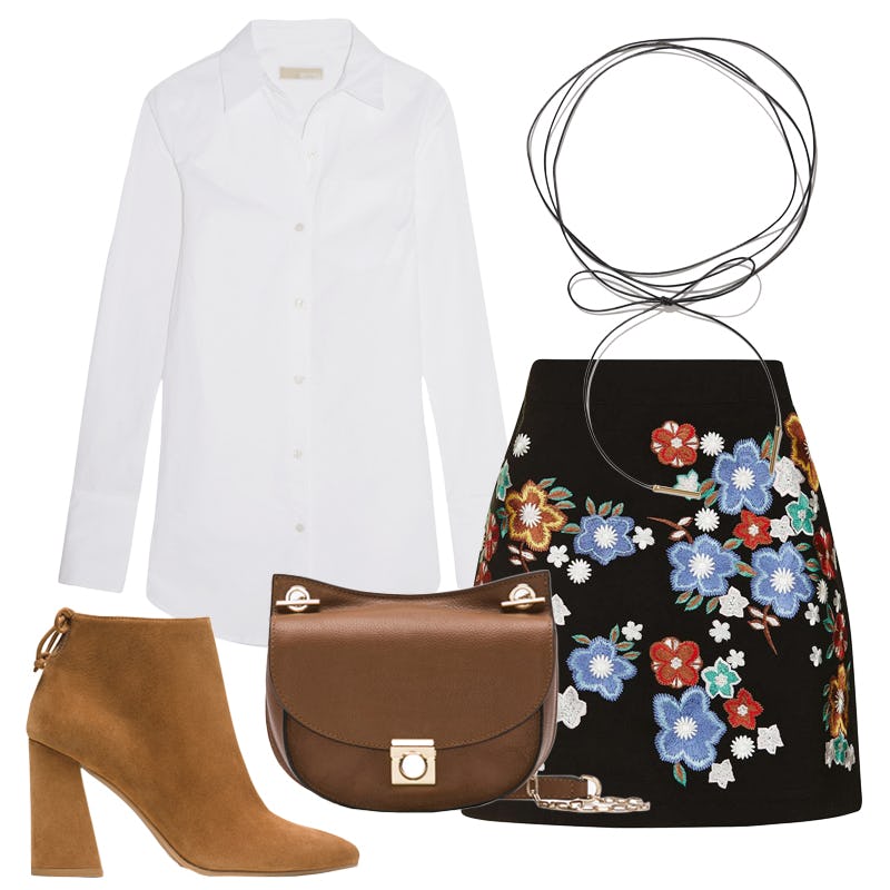 7 Fashion-Girl Ways To Style A White Button-Down