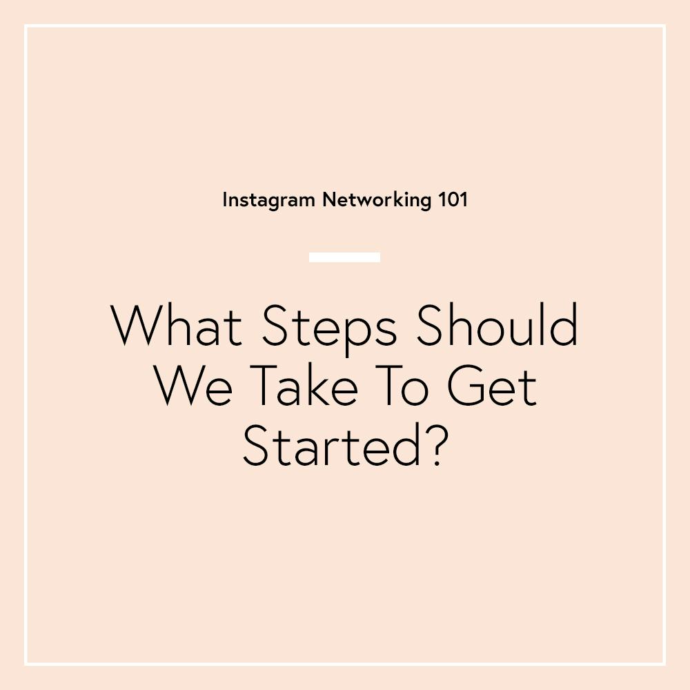 How To Use Instagram To Build Your Network