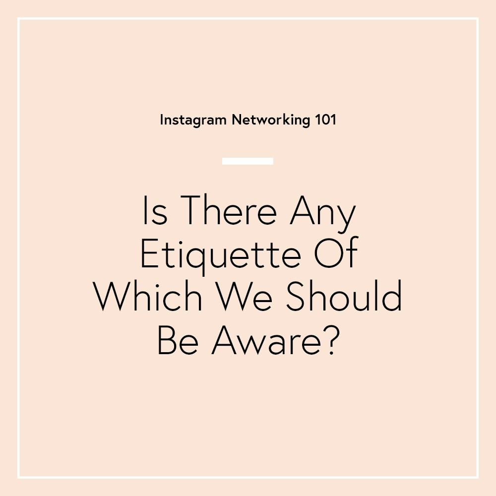 How To Use Instagram To Build Your Network