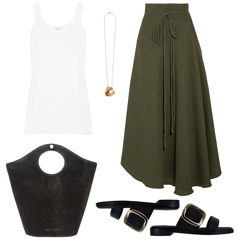 Style Your Simple Tank Top This Way To Make It Feel Fresh