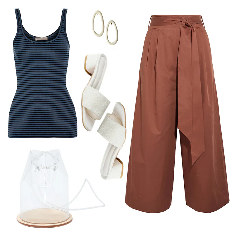 Style Your Simple Tank Top This Way To Make It Feel Fresh