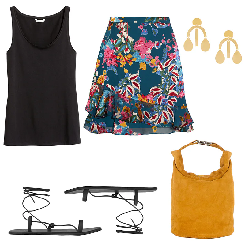 Style Your Simple Tank Top This Way To Make It Feel Fresh