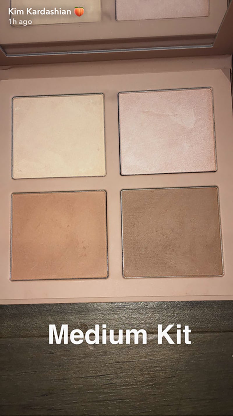 This Is What Kim Kardashian’s New Contour And Highlight Powders Look Like