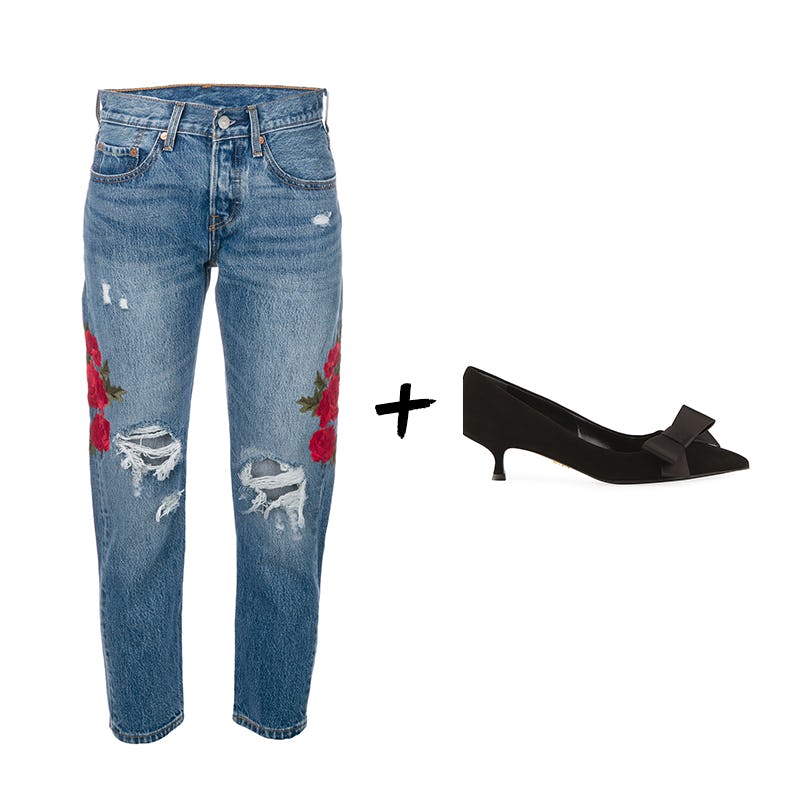 The Exact Shoes To Wear With Every Type Of Jeans This Fall