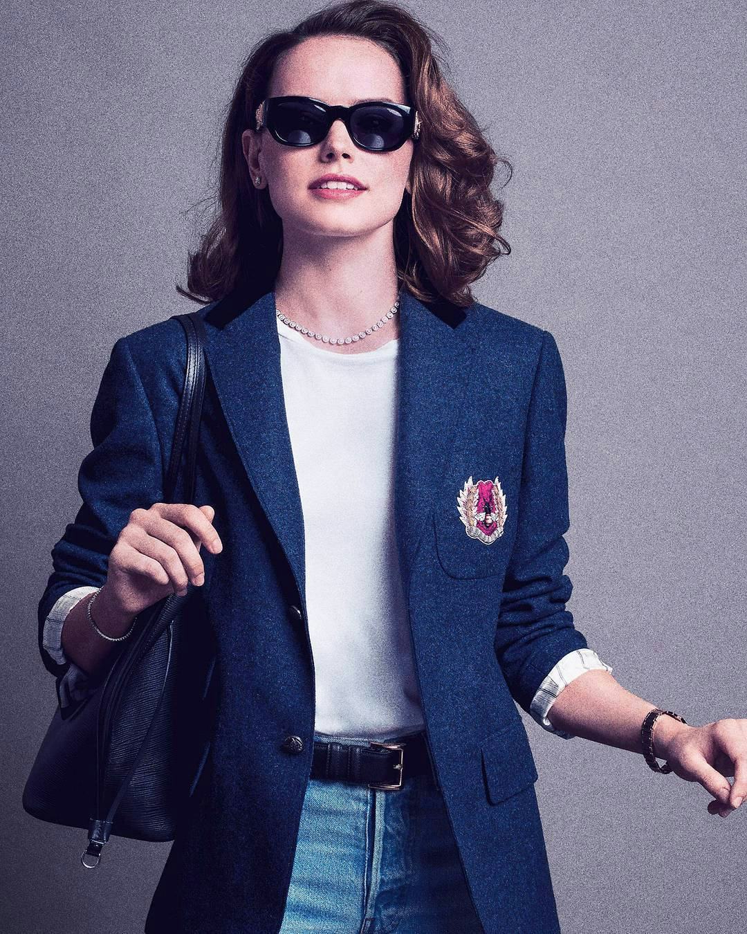 Daisy Ridley Channels An Off-Duty Princess Diana On Her Latest Magazine ...