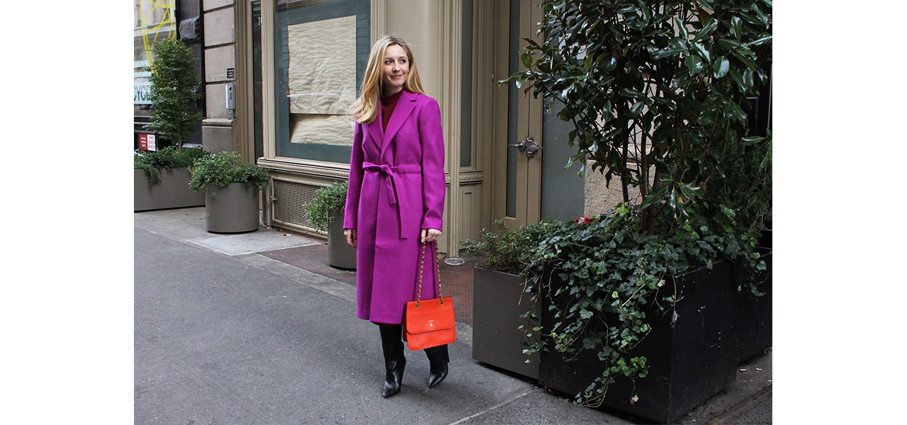 5 Ways To Style A Colorful Coat In Real Life