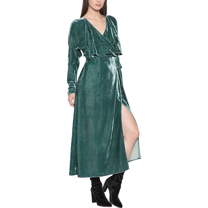 The Best Velvet Wrap Dresses To Buy Now