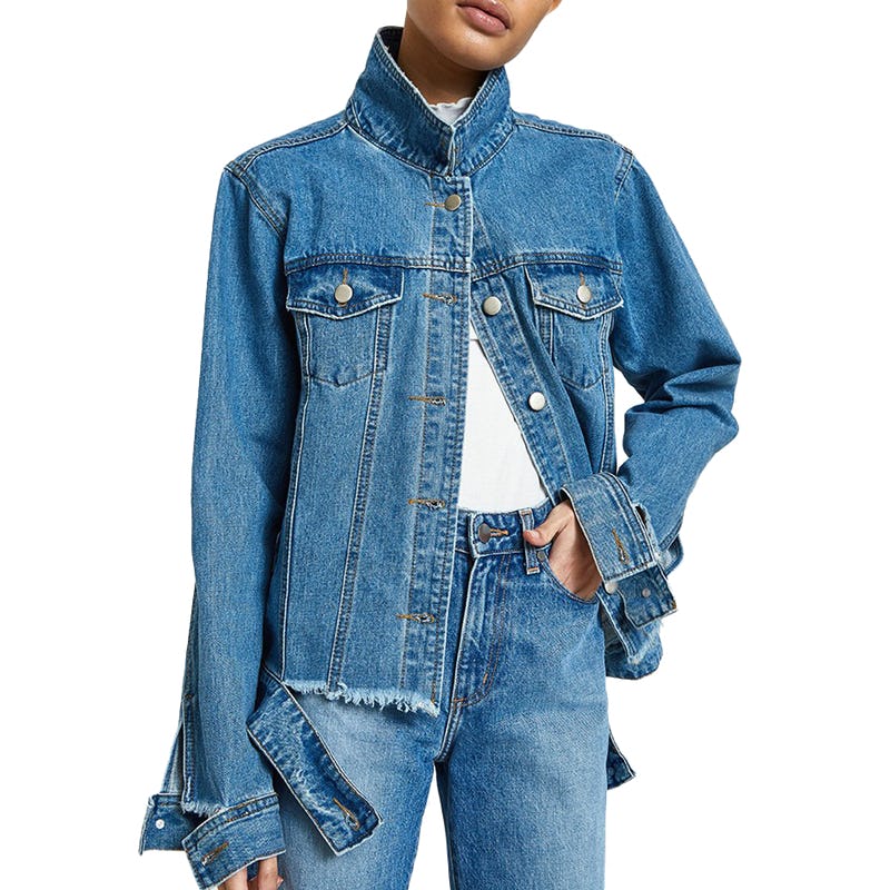 The Denim Jacket Got A Fashion-Girl Makeover